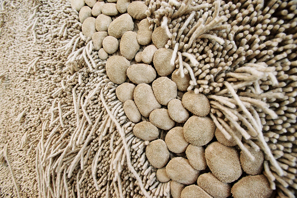 Natural Textures Suede Stone - Art Rug - Customweave